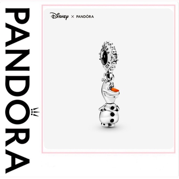 Jewelry | Nwot Pandora X Disney Olaf Frozen Silver Charm 798455c1 ...